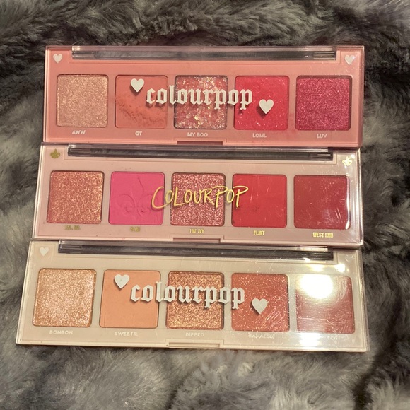 Colourpop | Makeup | Trio Of Colourpop Palettes | Poshmark
